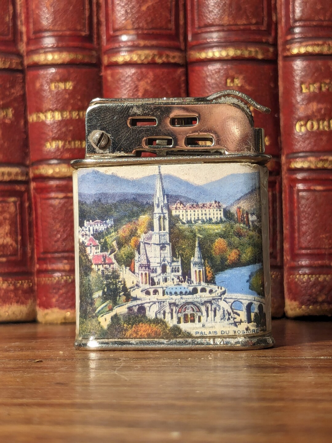 Vintage Meteor Lighter 1920 Notre Dame De Lourdes - Etsy