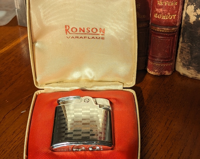 Ronson Gas Lighter in Its Box France 1960 - Etsy