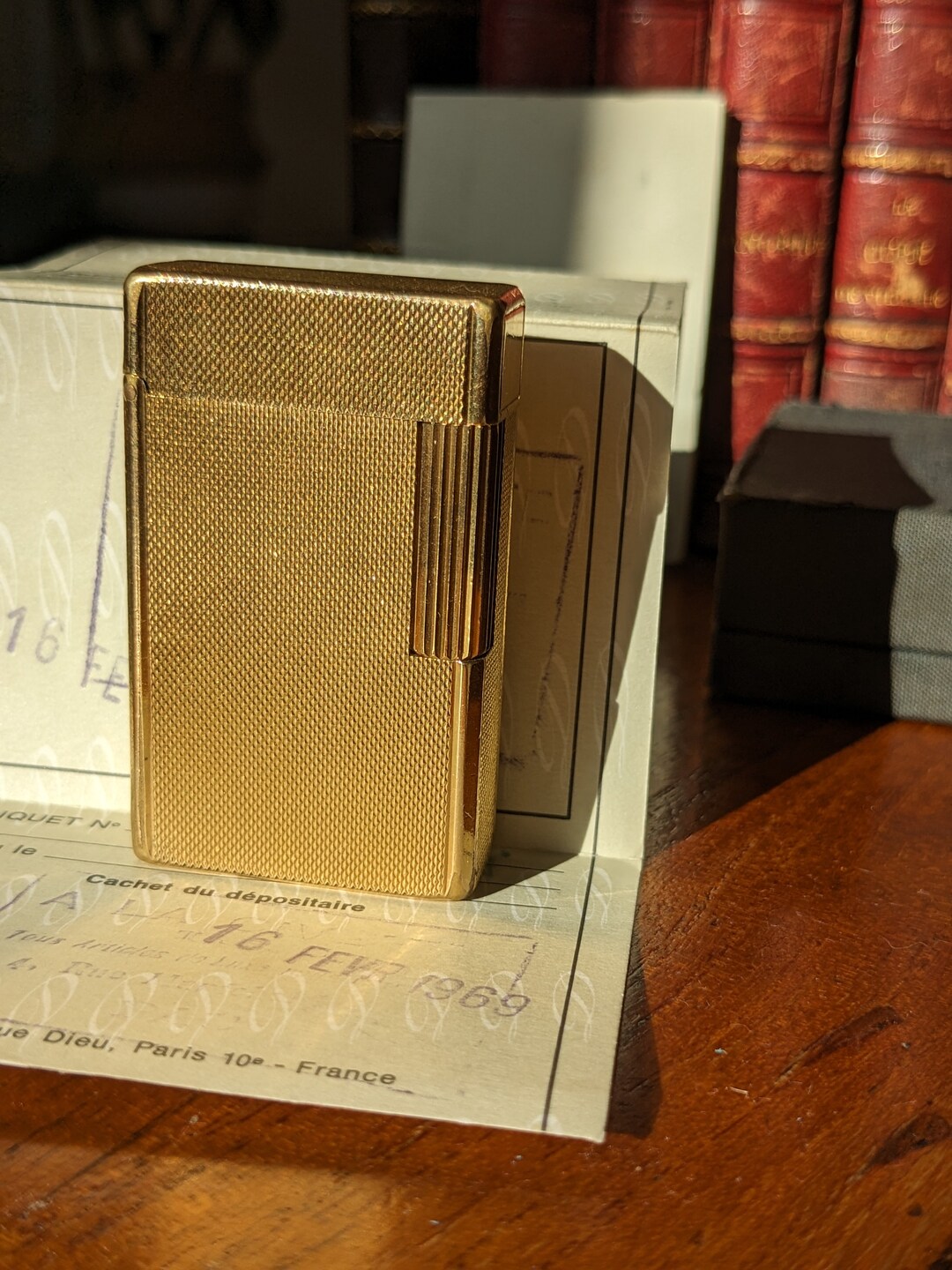 ST Dupont Ligne 1 BR Gold-plated Lighter in Its Box. - Etsy