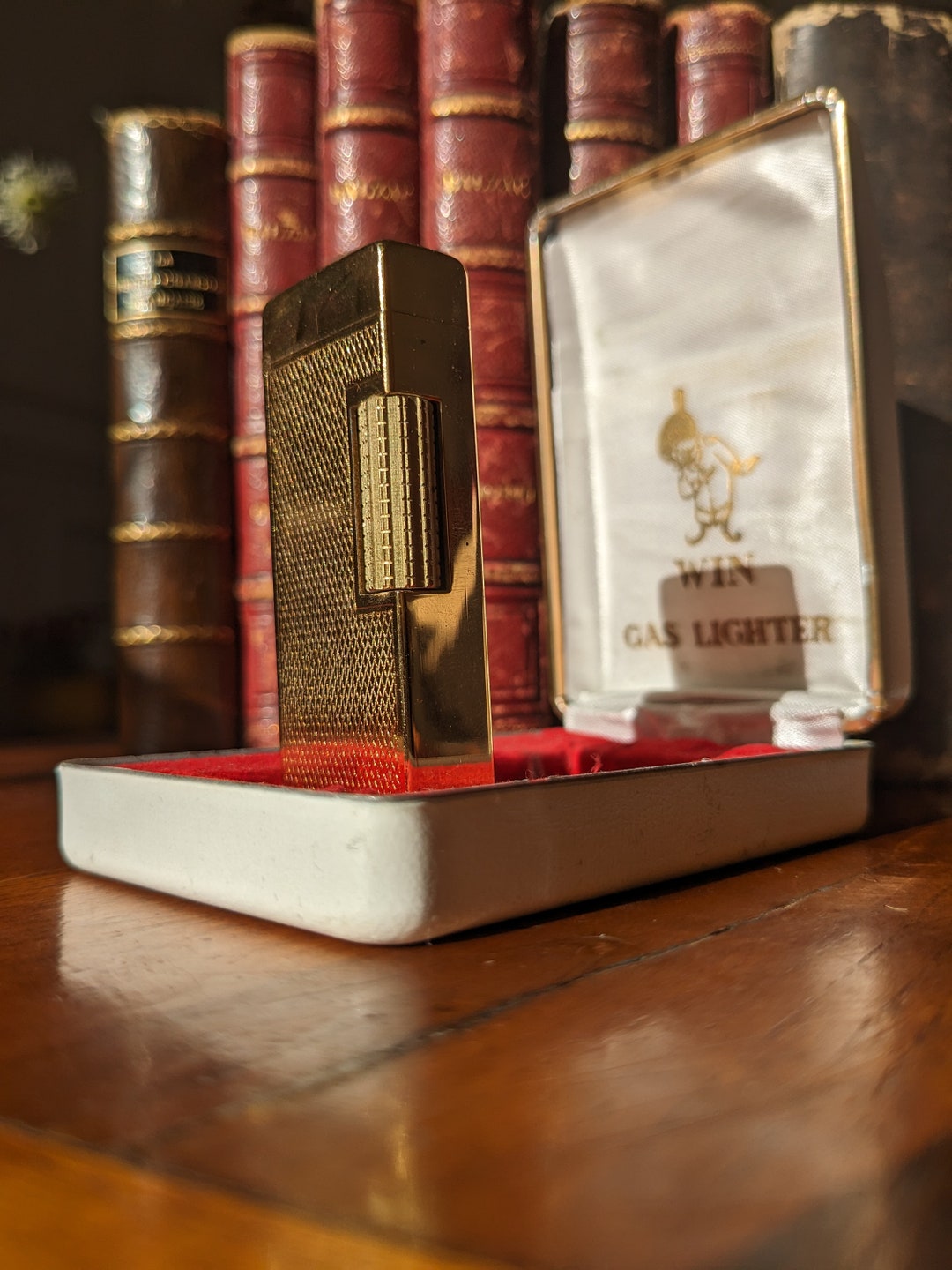 WIN Air India Gold Plated Gas Lighter - Etsy