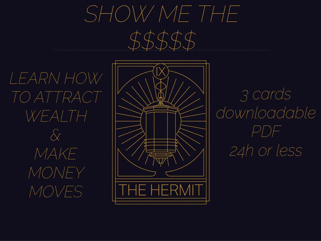 Show Me the MONEY Money Tarot Reading, Wealth Tarot Reading, Psychic ...
