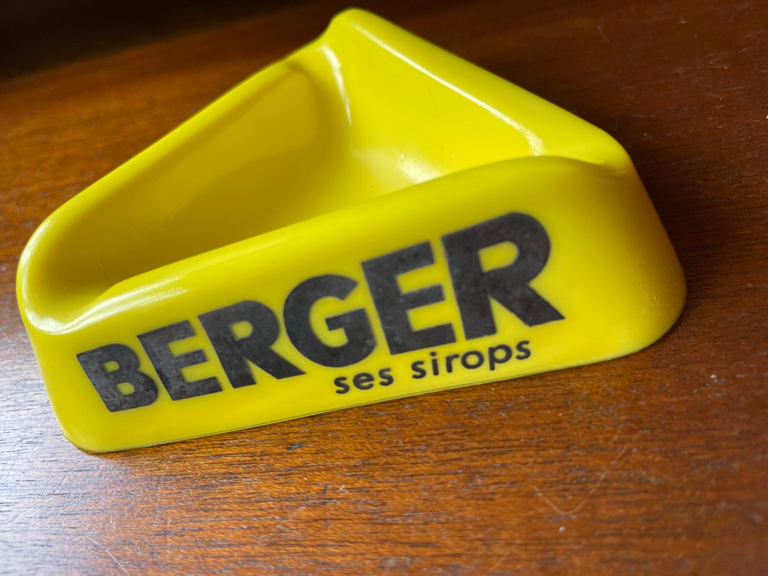 Antique BERGER French Advertising Ashtray Ses Sirops - Etsy