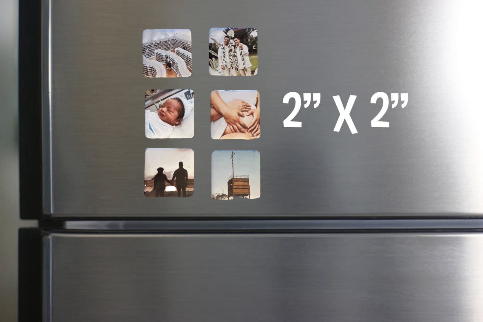 Personalized Picture Magnet, Custom Photo Refrigerator Magnet 2x2 - Etsy