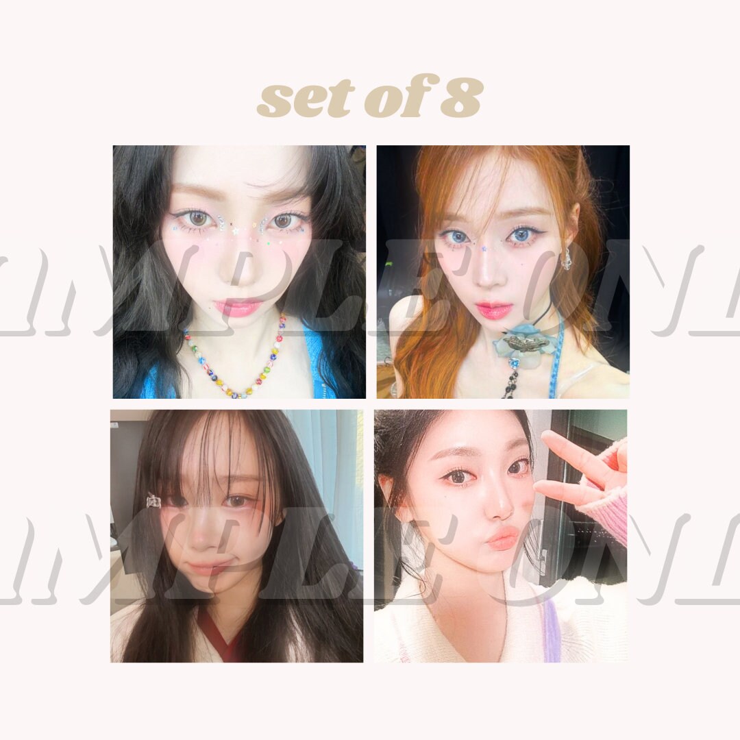 Aespa Purikura Stickers Set of 8 - Etsy