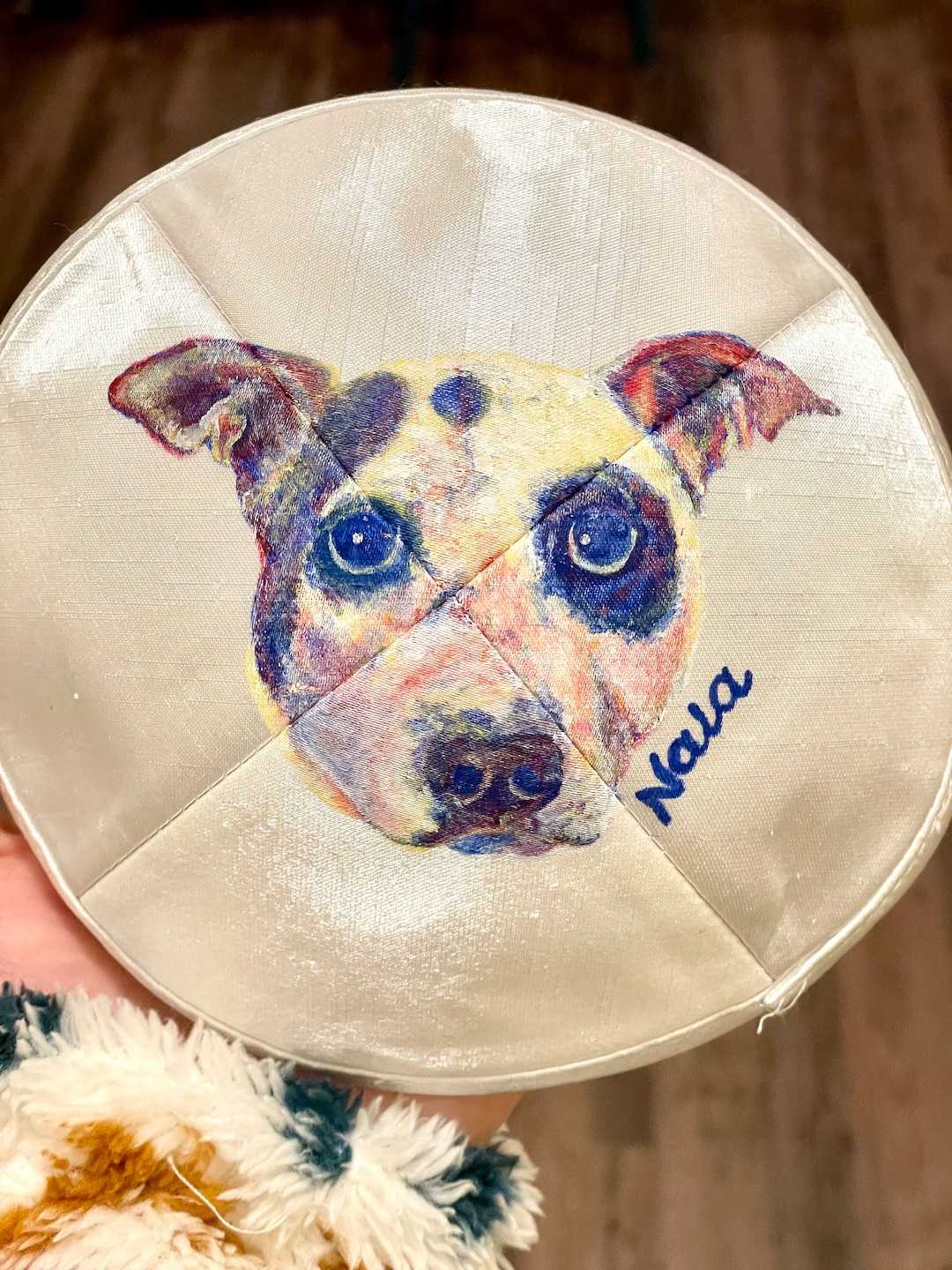 Custom Hand-painted Yarmulke/kippah/yamaka, Bright and Colorful Unique ...