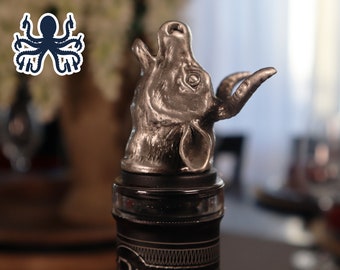 Tipsy Octopus Zombie Wine Whiskey and Tequila Pourer Spout and Red Wine ...