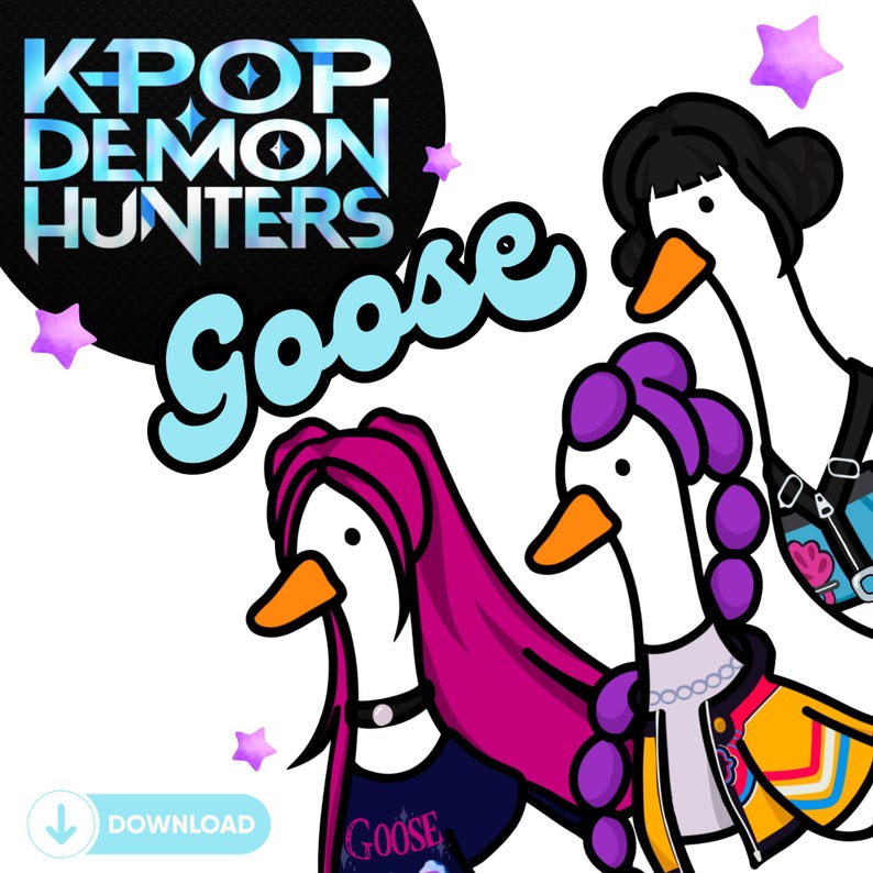 Class Goose Outfits – K-pop Demon Hunters Inspired (printable Download ...
