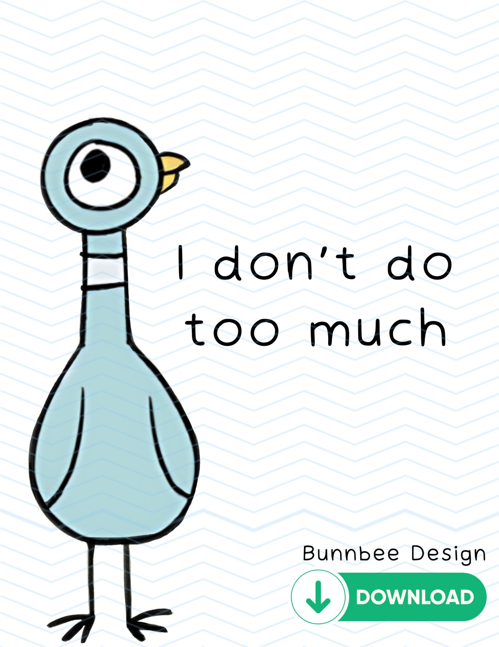 Very Demure Pigeon Digital Downloads - Etsy