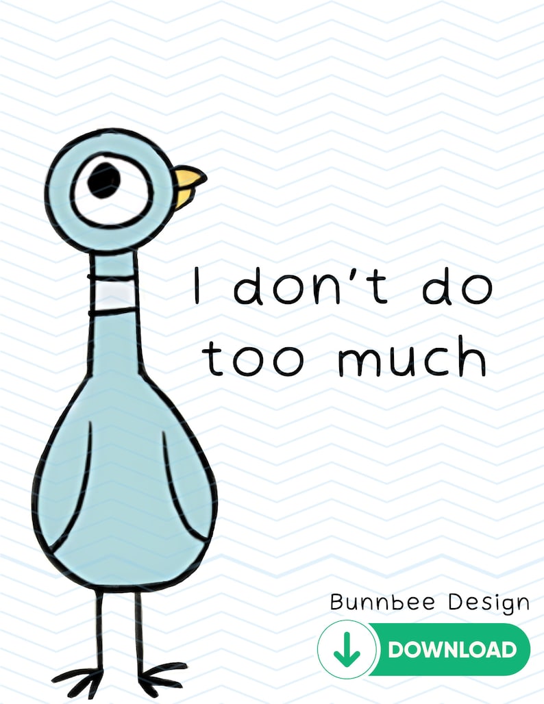 Very Demure Pigeon Digital Downloads - Etsy