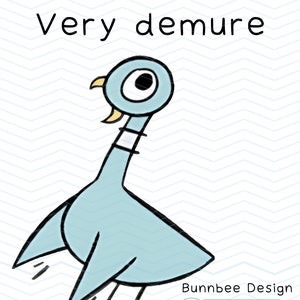 Very Demure Pigeon Digital Downloads - Etsy