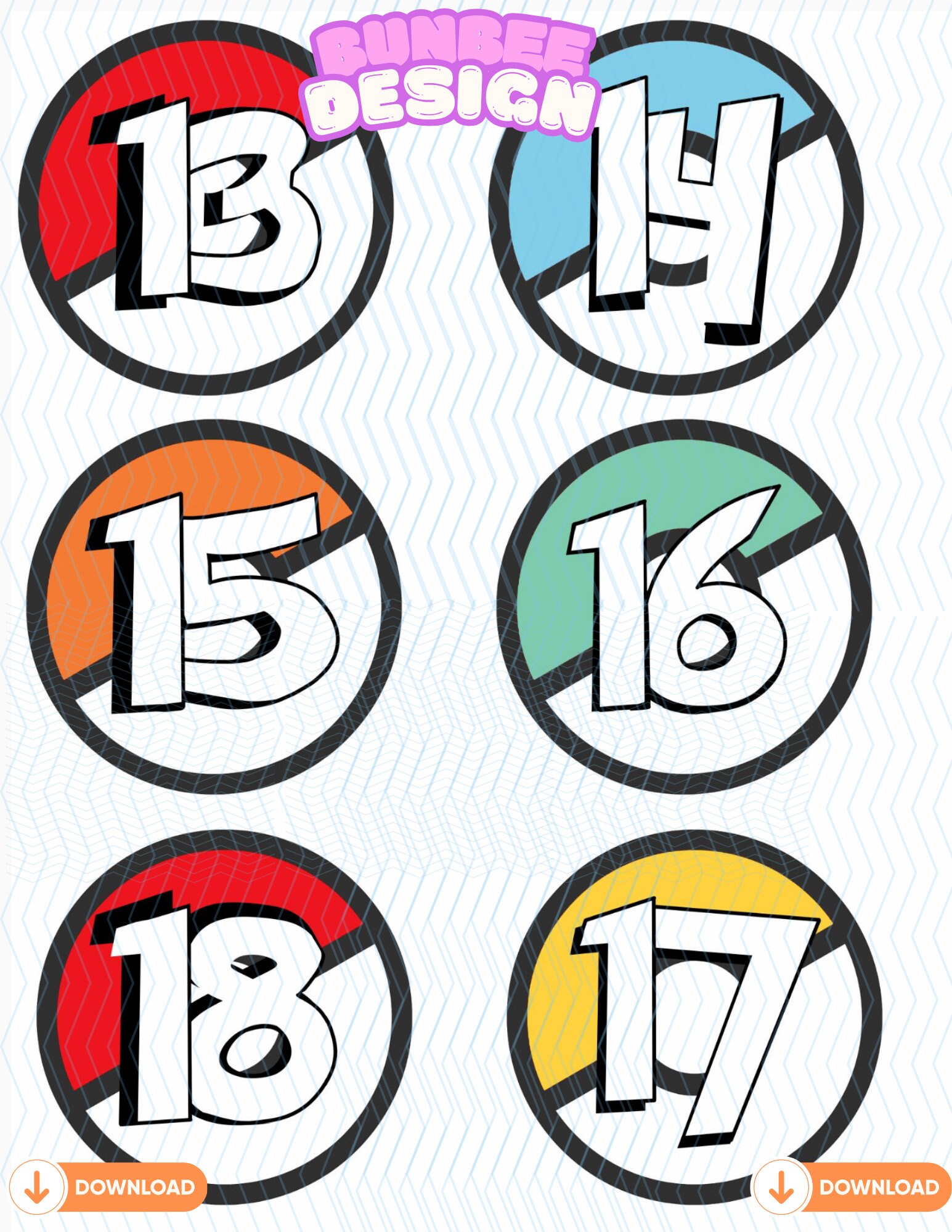 Pokemon INSPIRED Classroom Numbers - Etsy