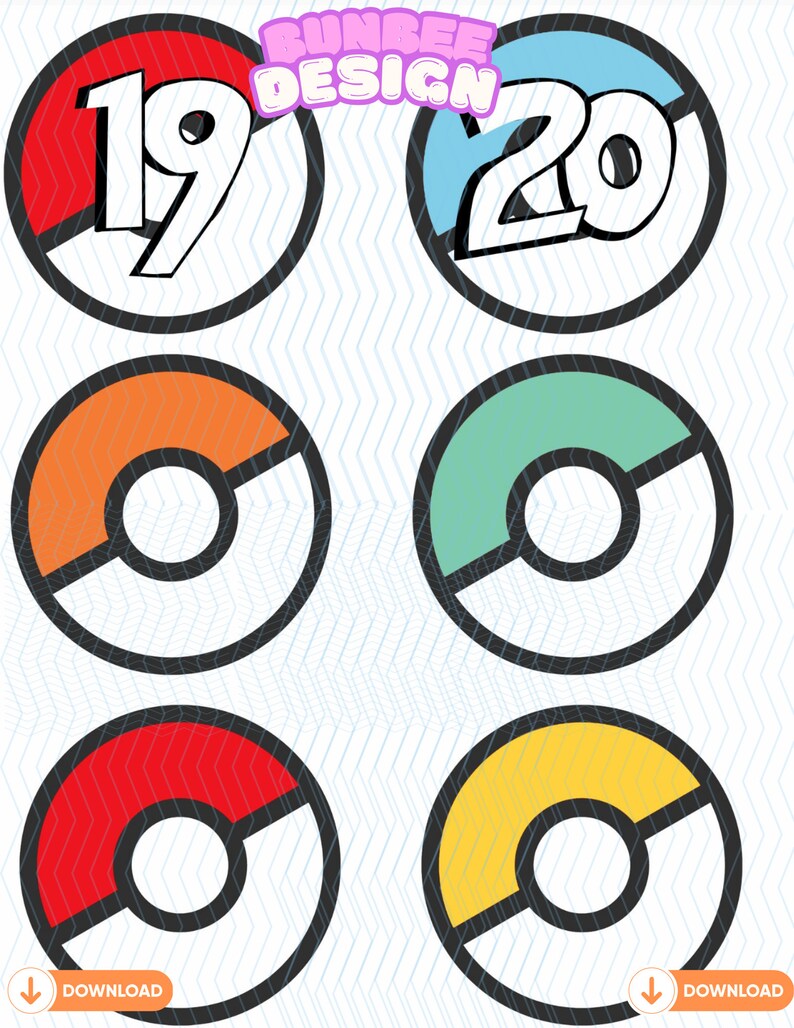 Pokemon INSPIRED Classroom Numbers - Etsy