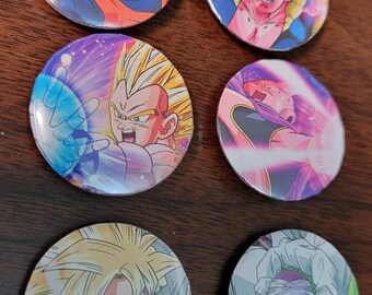 Dragon Ball Z Buttons - Etsy