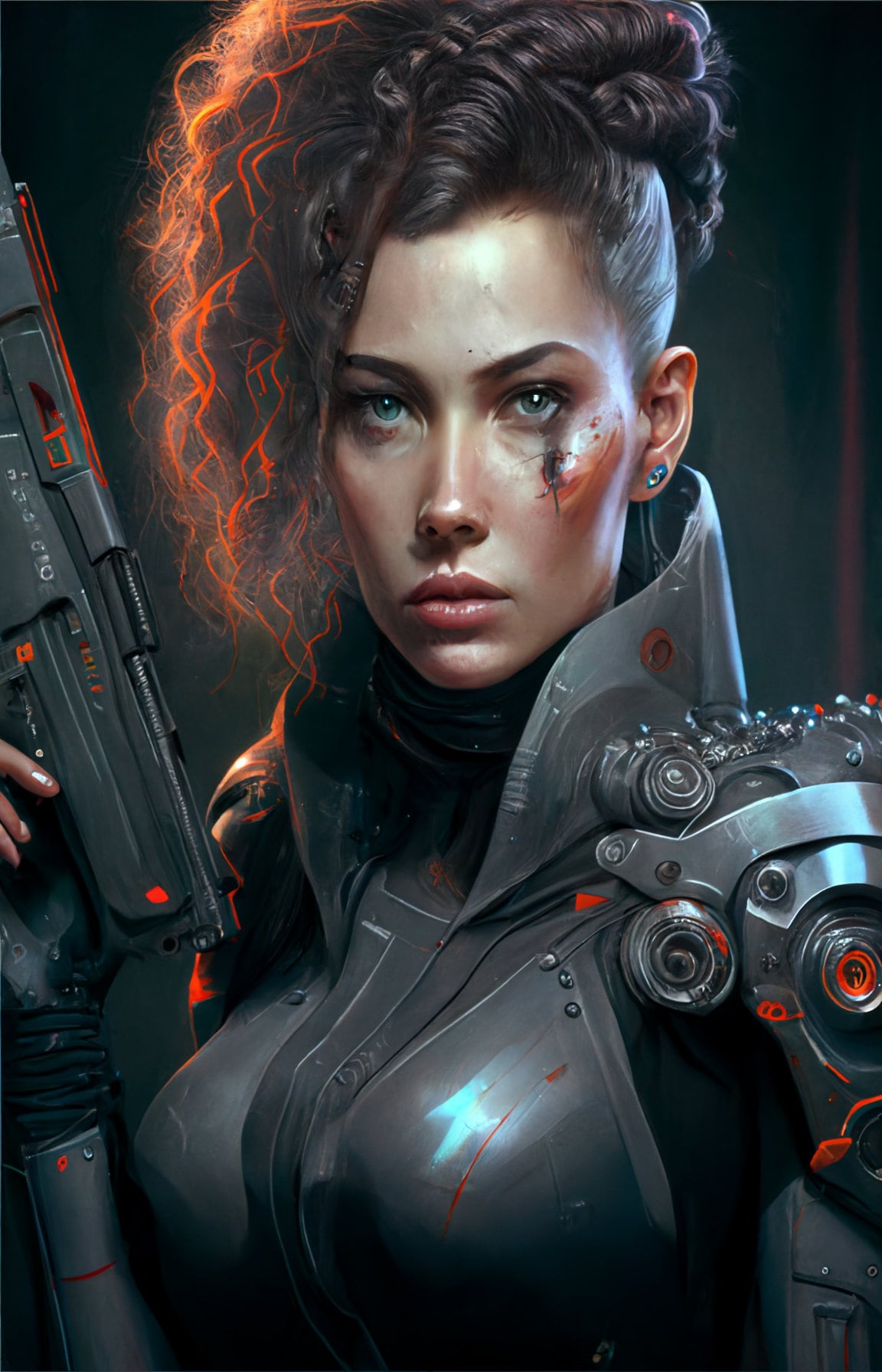 Custom Sci fi Character Art Commission Sci fi Character Portrait RPG custom-sci-fi-character-art-commission-sci-fi-character-portrait-rpg