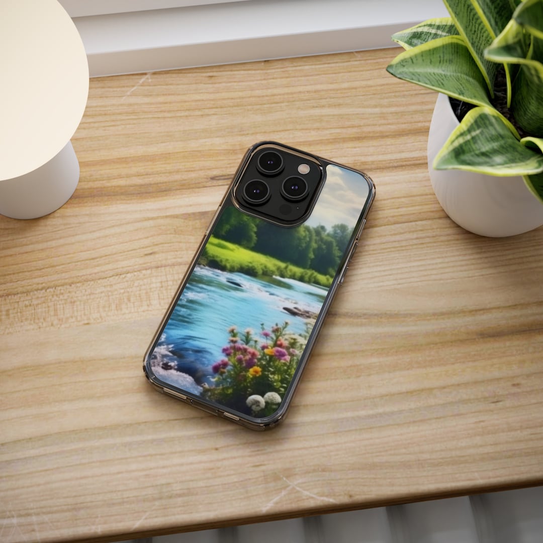 Clear Phone Case, Nature Lover Gift, Flowers Phone Case, iPhone and ...