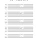 Minimalist Contact List Print - Etsy