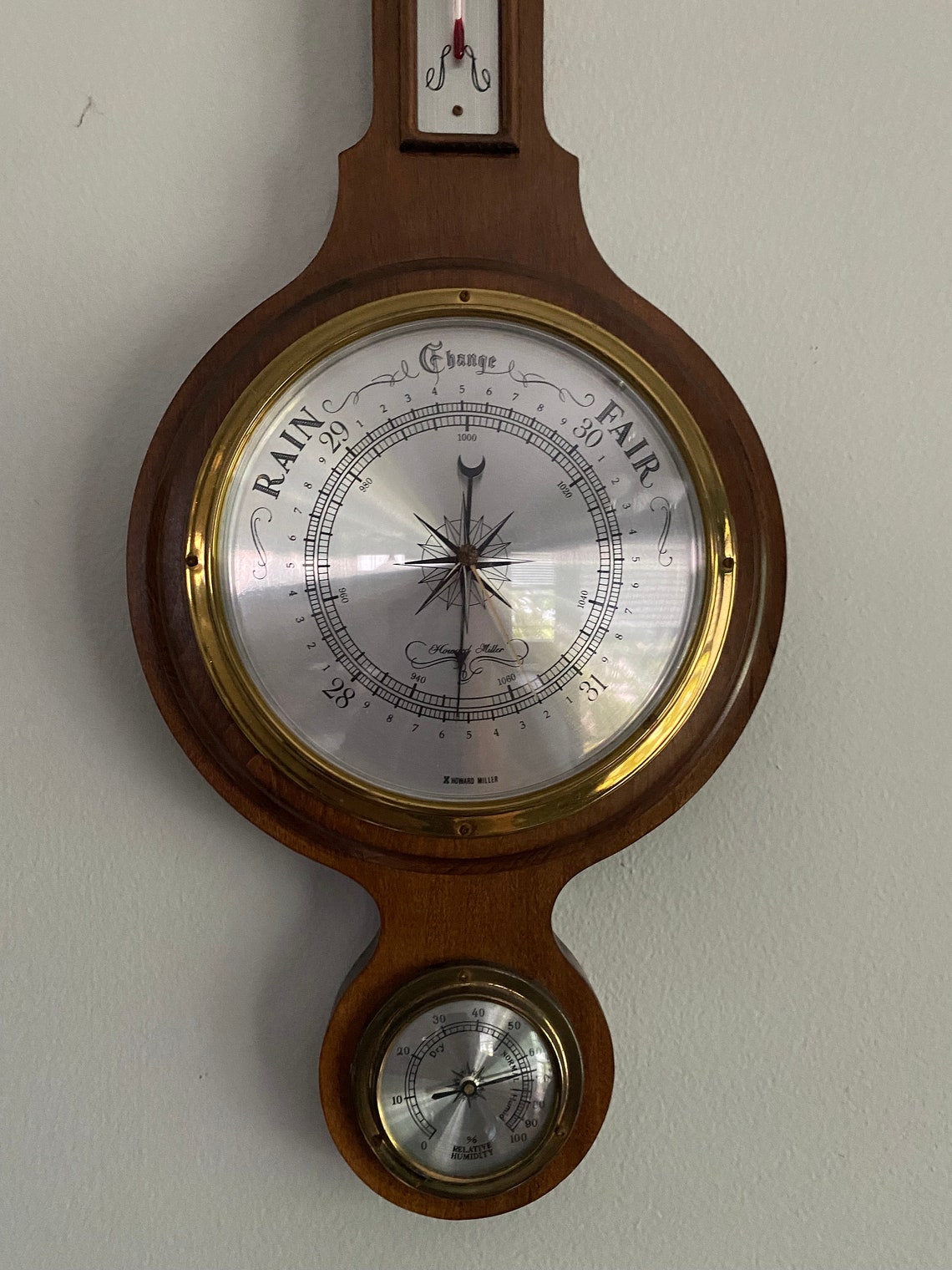 Howard Miller Vintage Barometer. - Etsy
