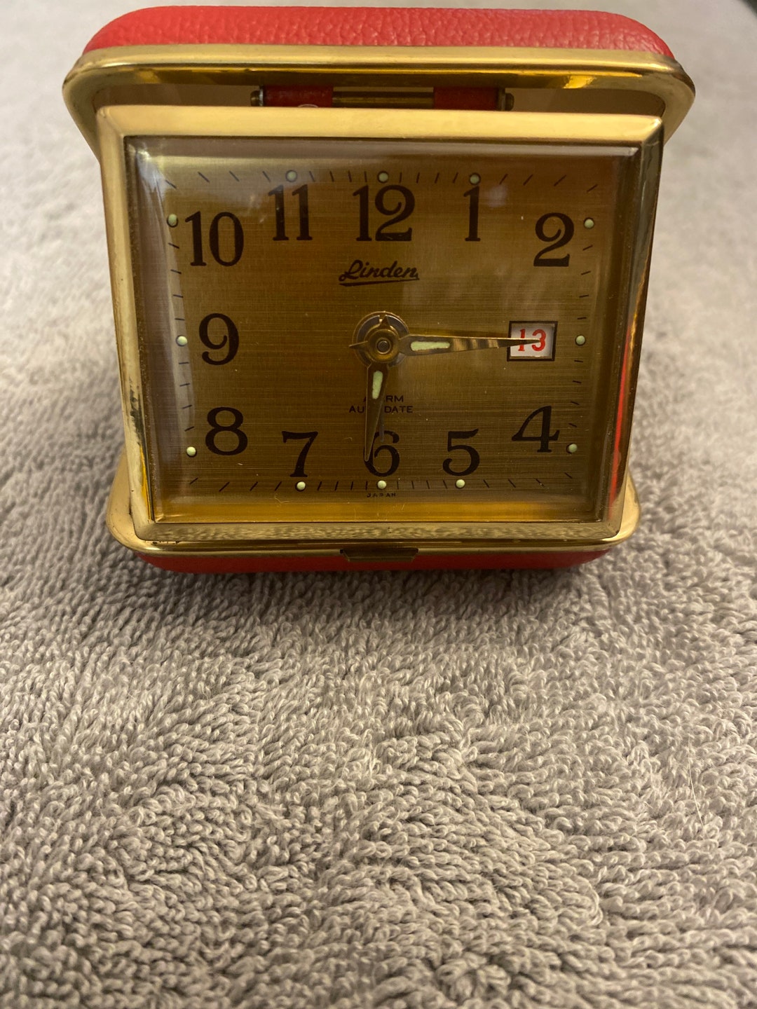 Vintage Travel Alarm Clock - Etsy