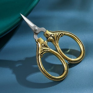Mini Embroidery Scissors, 4 Colors Available. Small Vintage Scissors ...