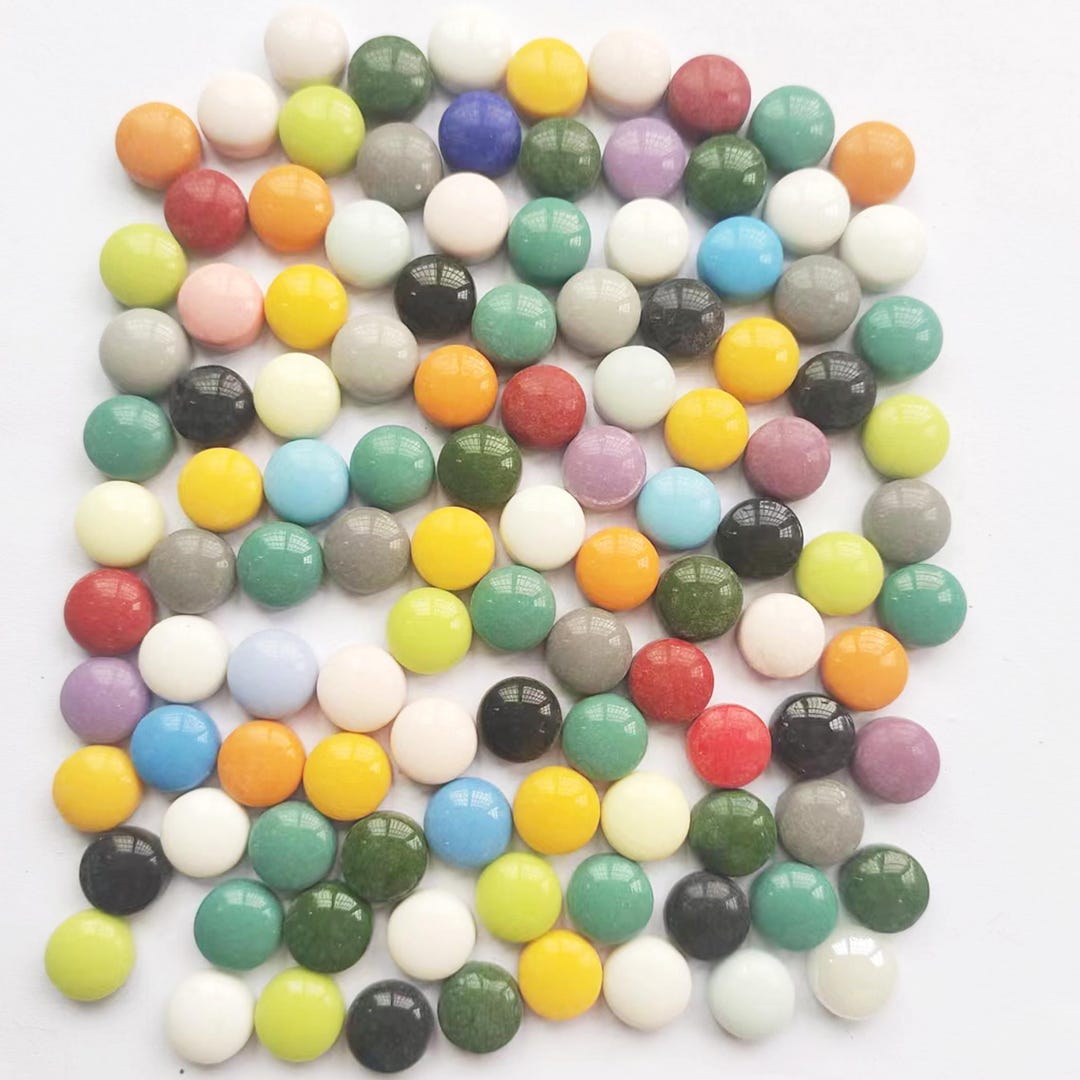 120 Round Mosaic Tiles, 27 Color for Choose.15mm Round Ottoman Tiles ...