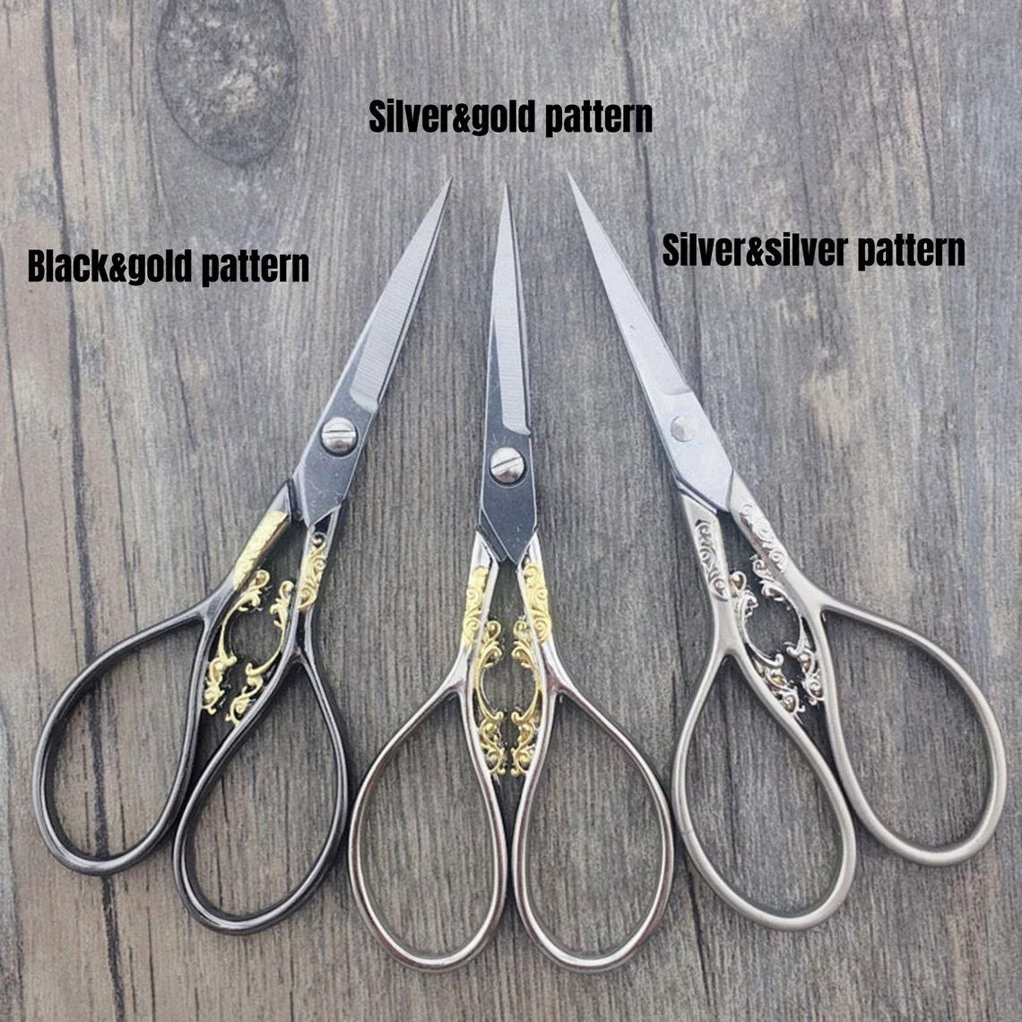Retro Ripple Handle Decorative Embroidery Scissors in 6 - Etsy
