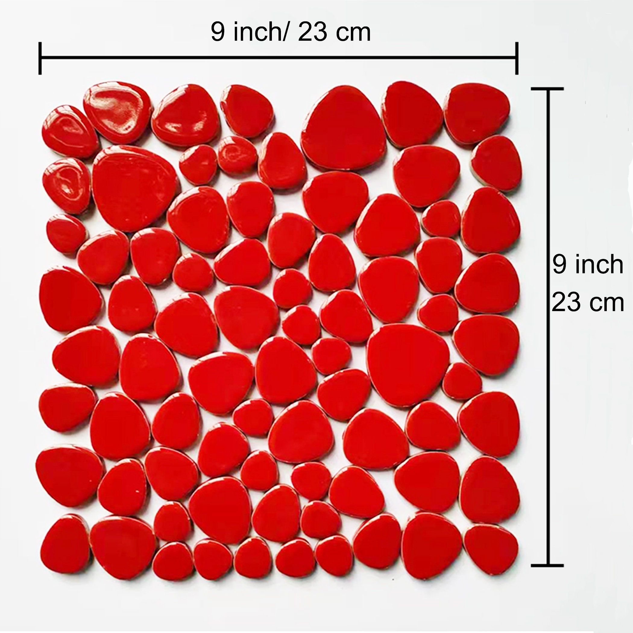 250g Pebbles Ceramic Mosaic Tiles. 16 Color for Choose.glaze - Etsy