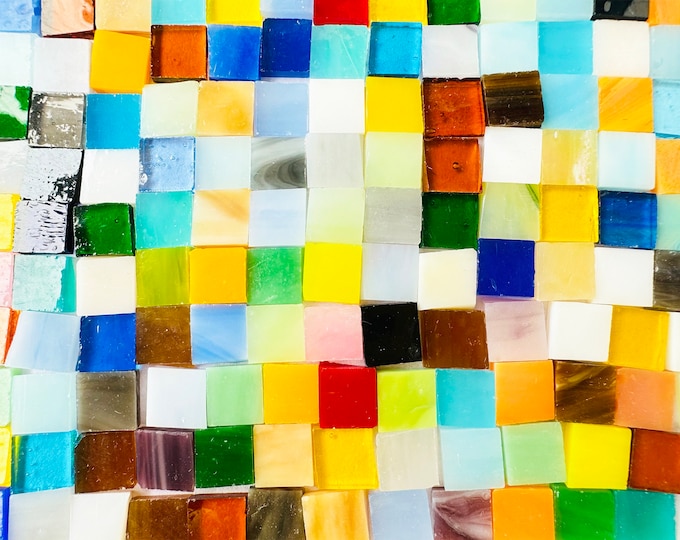 200pcs Square Ceramic Mosaic Tiles. 32 Color for Choose.colorful ...
