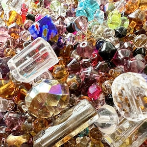 500-1000 Pcs Assorted Crystal Mix. 2mm-12mm Jesse James Glass Crystal ...