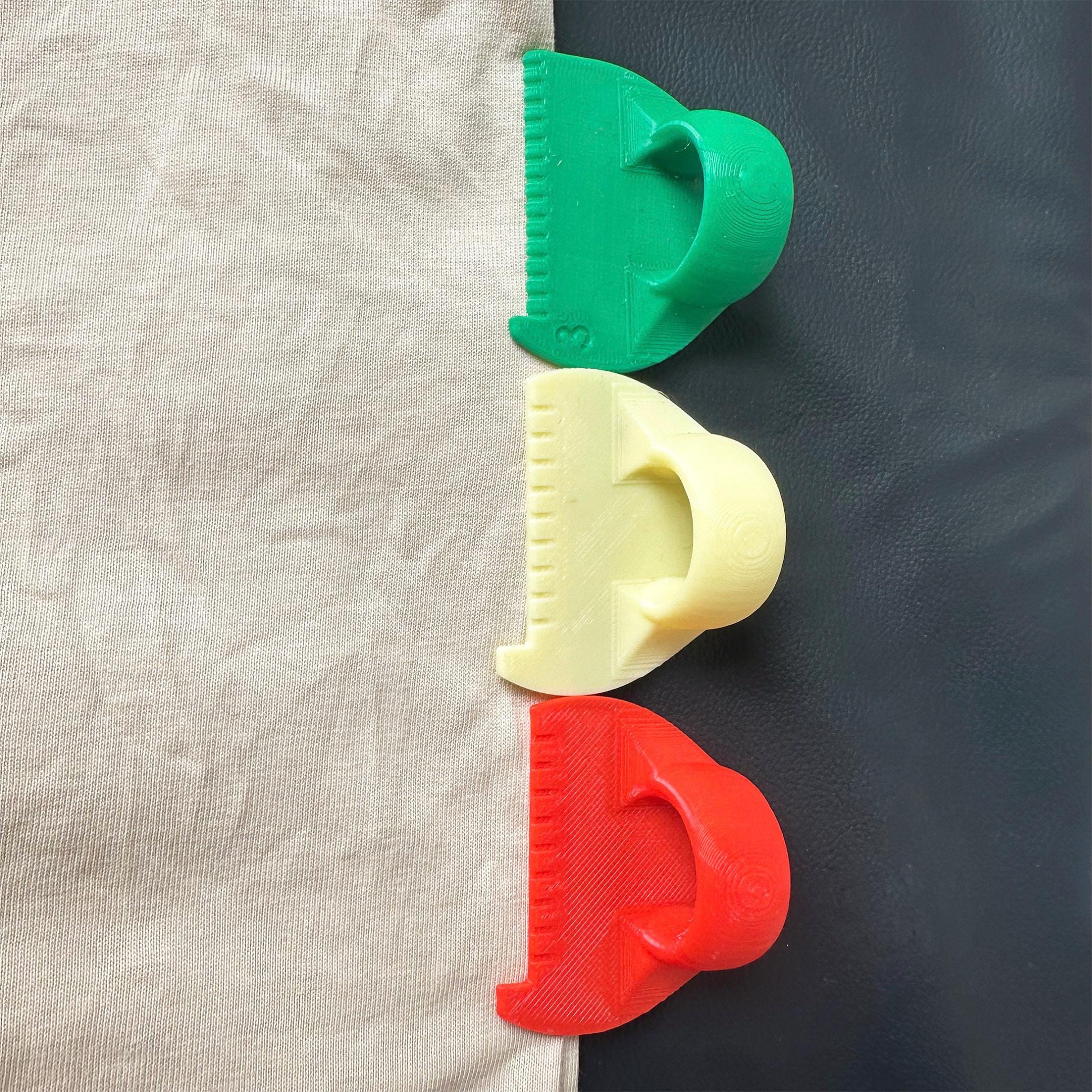 3D Printed Template for Sewing, Friendly Finger Ruler.3mm and 4mm ...