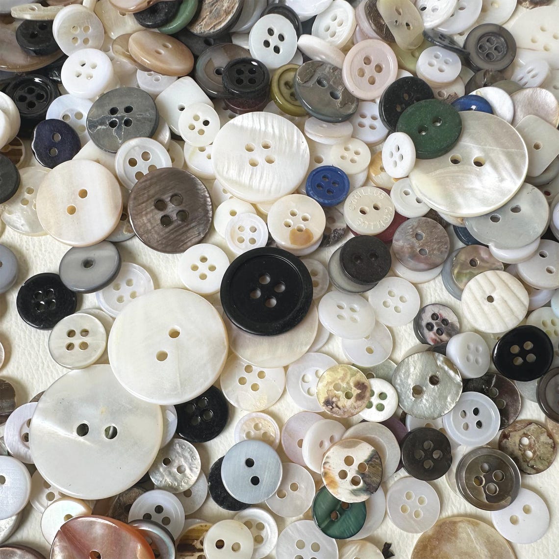 100-500 Pcswholse Sale Real Mother of Pearl Natural Shell Buttons. Bulk ...