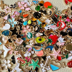 Mix Enamel Charms Random.multicolor Charms. Enamel Charms Random ...