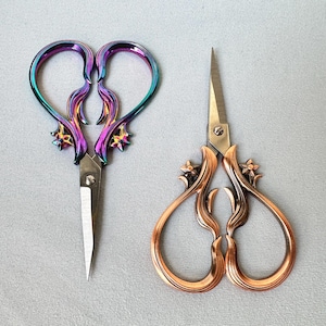 Mini Embroidery Scissors, 3 Colors Available. Small Vintage Scissors ...