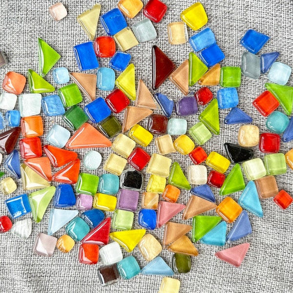 Mini Mosaic Tiles - Etsy
