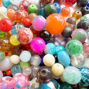 500-1000 Pcs Assorted Crystal Mixture Beads. 3mm-12mm Jesse James Glass ...