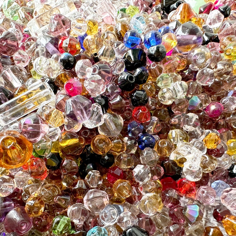 500-1000 Pcs Assorted Crystal Mix. 2mm-12mm Jesse James Glass - Etsy