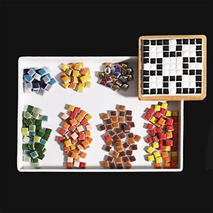 200pcs Square Ceramic Mosaic Tiles. 32 Color for Choose.colorful ...