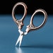 Mini Embroidery Scissors 4 Colors Available. Small Vintage - Etsy