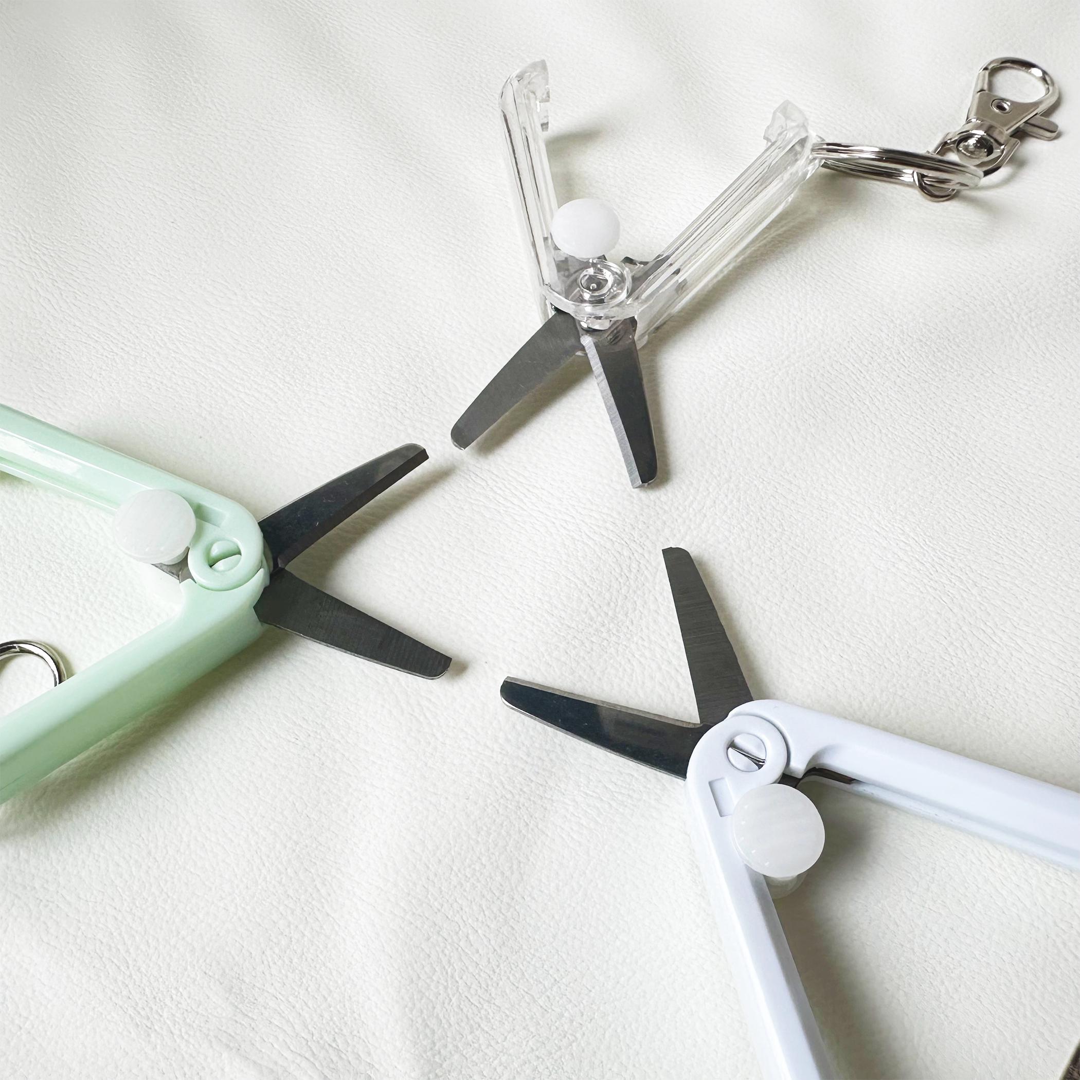 8color Choose Mini Folding Scissors. Folding Scissors With Clips ...