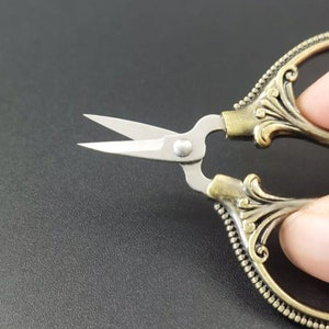 Mini Embroidery Scissors, 4 Colors Available. Small Vintage Scissors ...
