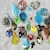 500-1000 Pcs Assorted Crystal Mixture Beads. 3mm-12mm Jesse James Glass ...