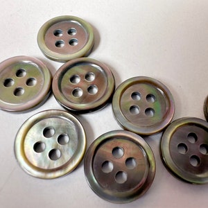 10-50pcs Mother of Pearl Buttons.4 Hole Sewing Knitting Buttonsmany ...