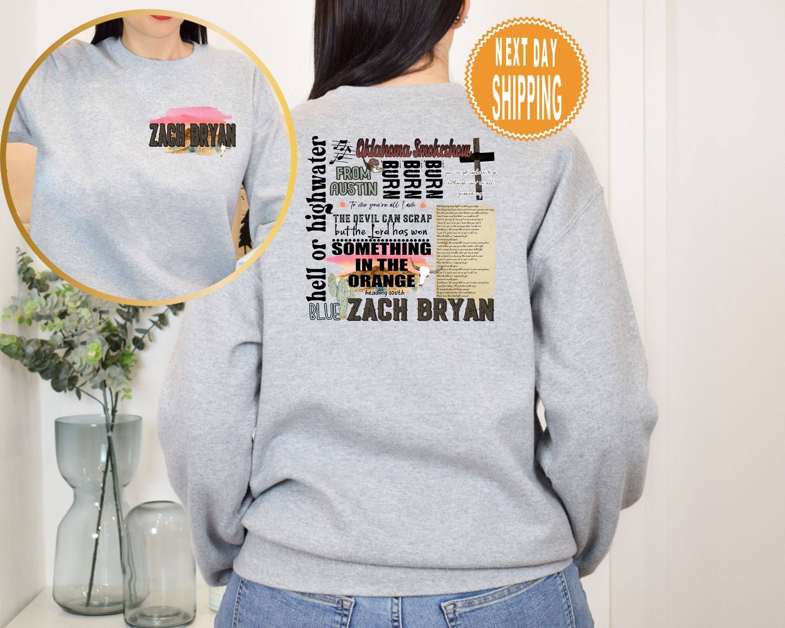 American Heartbreak Album Cover Hoodie, Zach Bryan Album Merch, Zach ...
