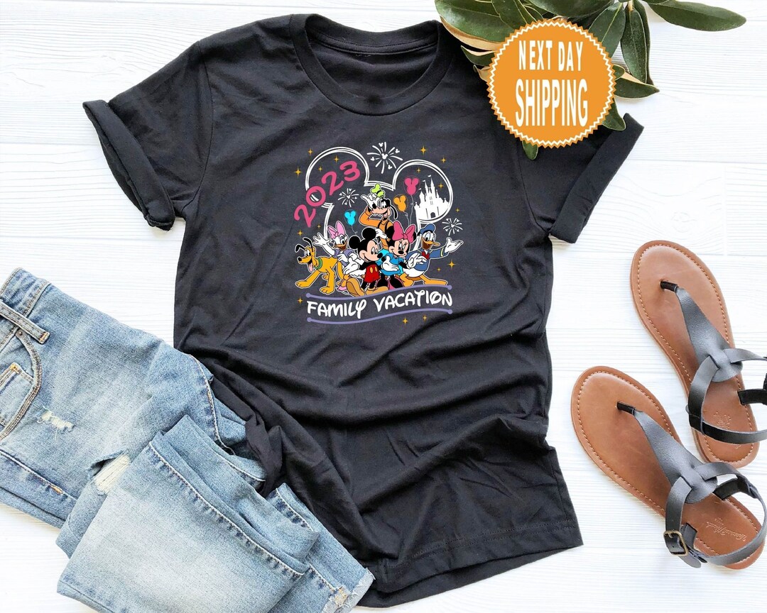 Mickey and Friends Family Vacation 2023 Shirts Disney Family - Etsy