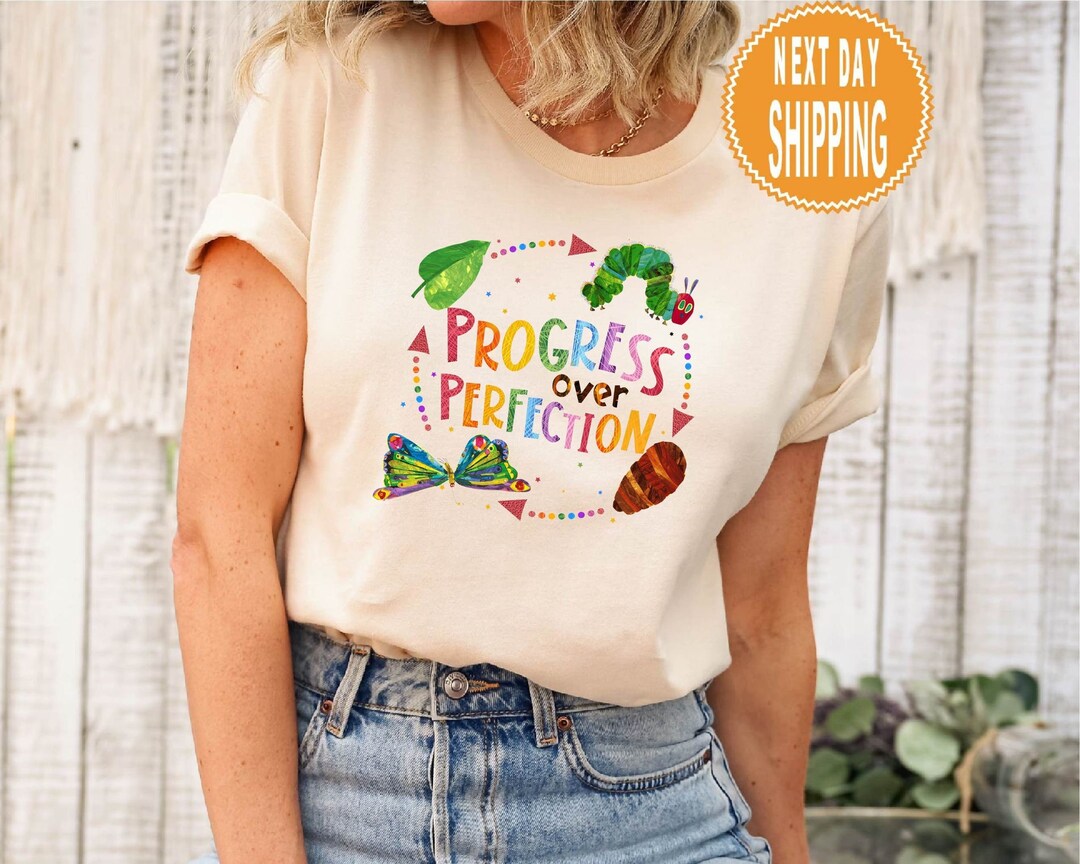 Progress Over Perfection Shirt, Friends Shirt, Funny Teacher Sweatshirt ...