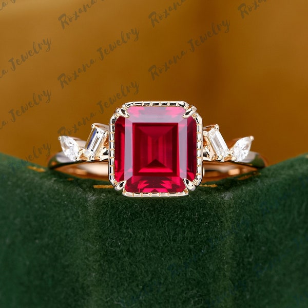 Red Ruby Ring - Etsy