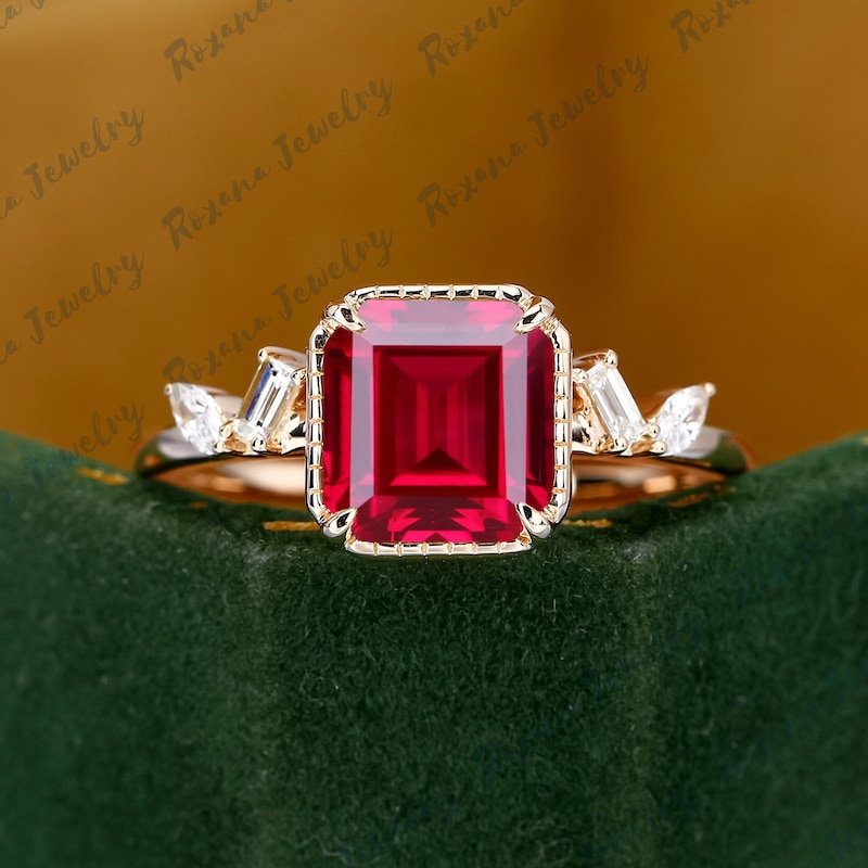 Red Ruby Ring - Etsy