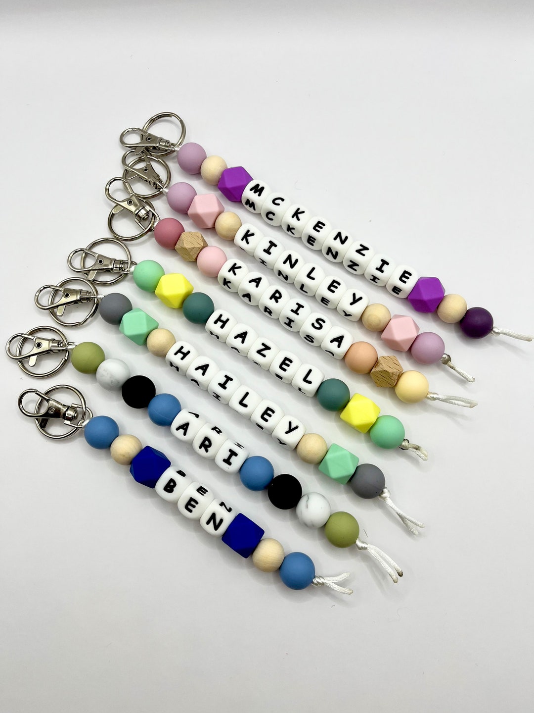 Custom Name Keychain Child Keychain Personalized Keychain - Etsy