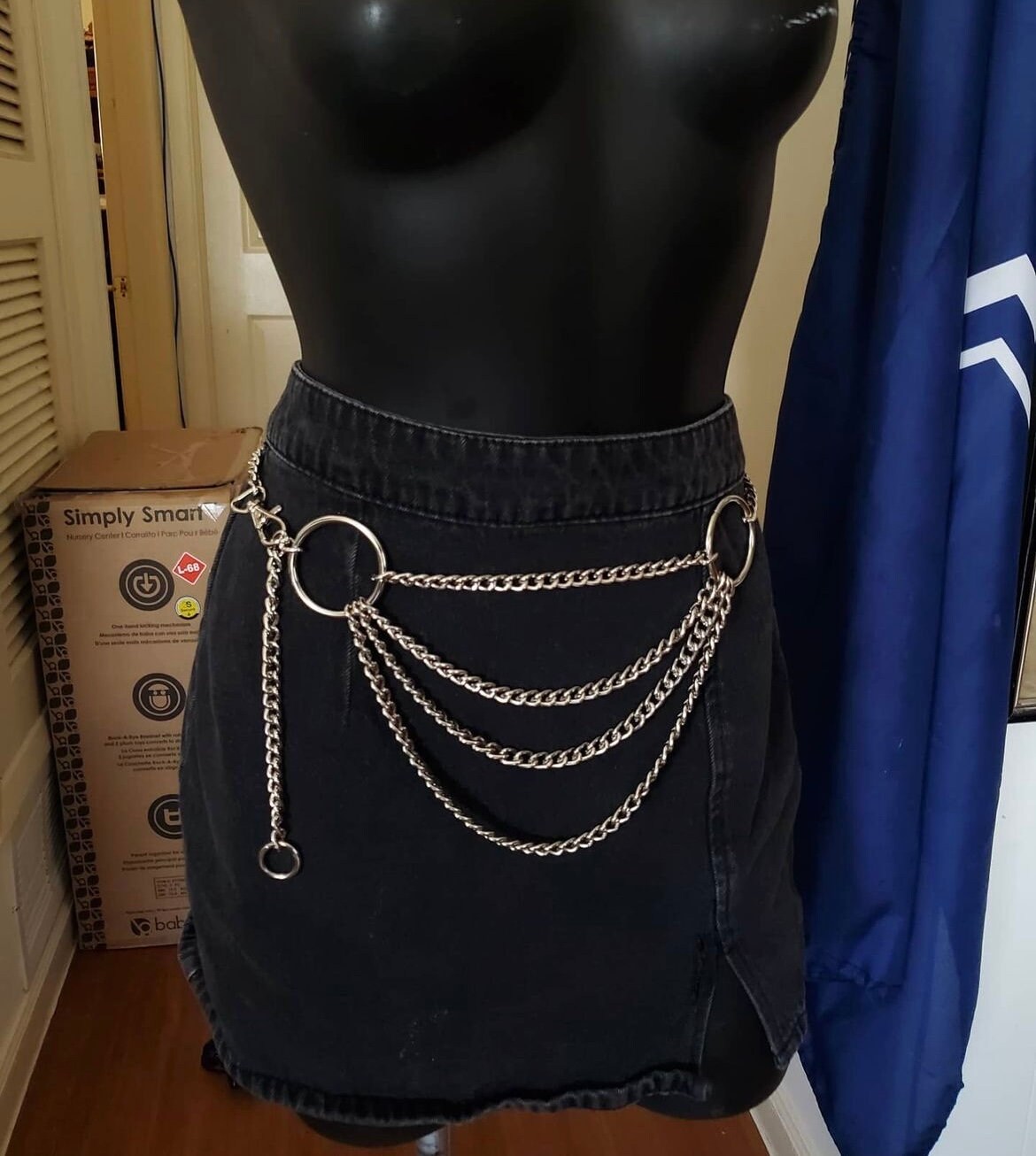 O Ring Chain Belt - Etsy