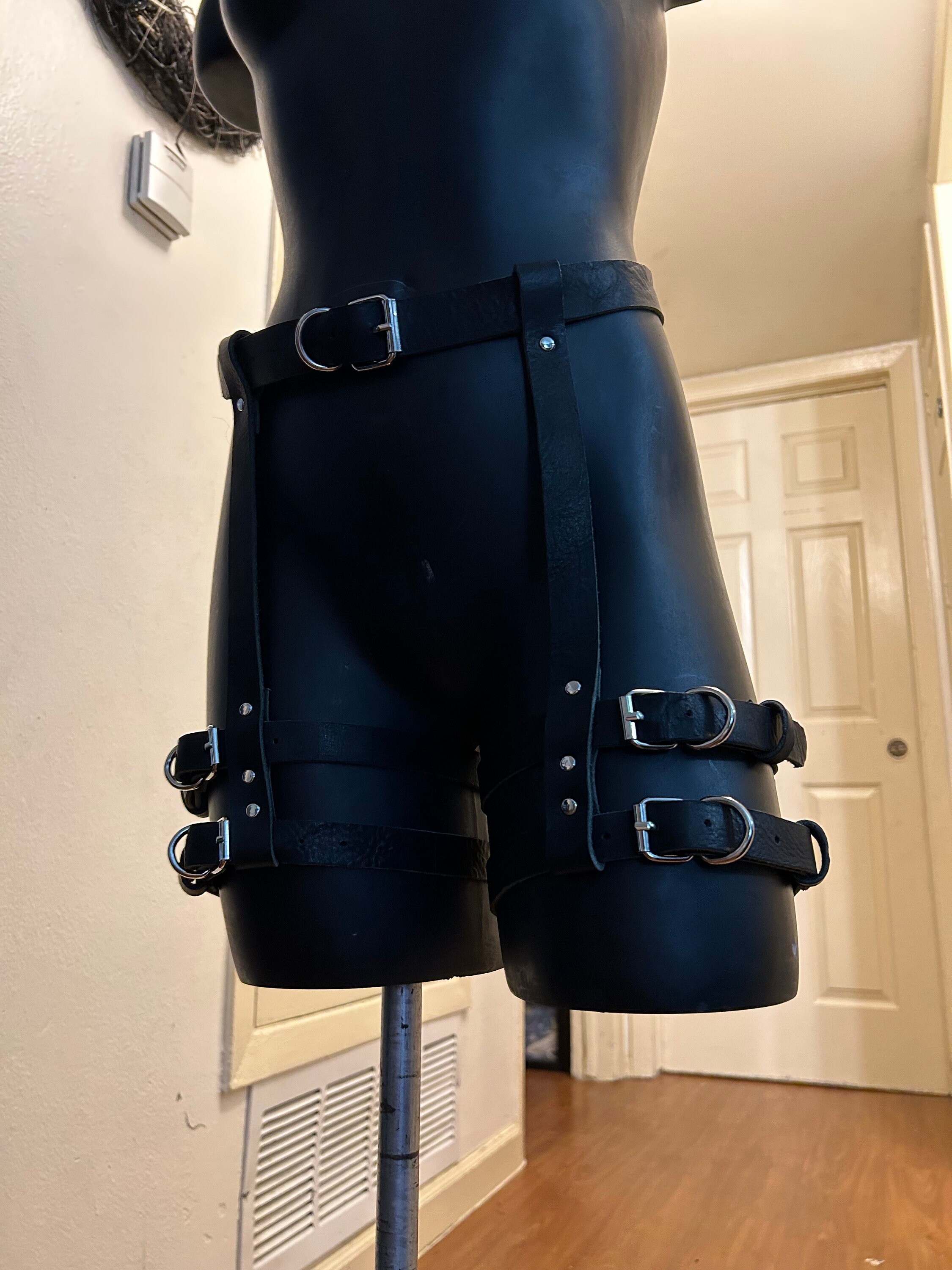 Leather Leg Garter Harness Bondage Harness - Etsy