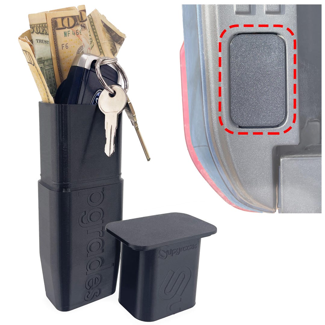 Supgrades Hidey-hole, Truck Bed Stake Pocket Hole Secure Keys Cash ...